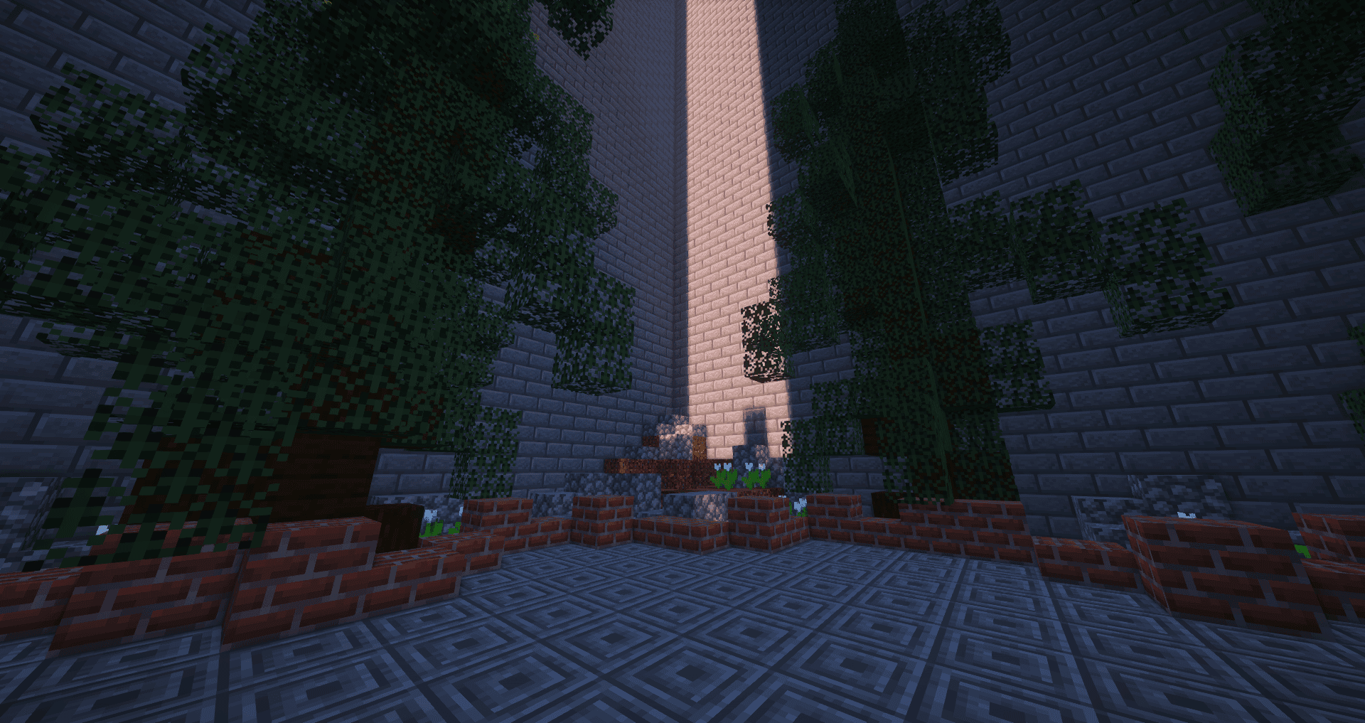 PixelMine | Brick Pillars Hub @100x100 - MCModels